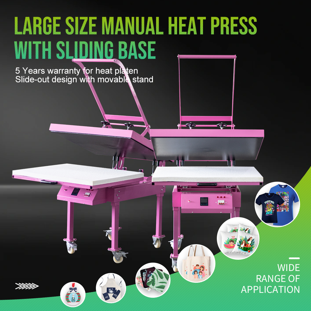 Wide Format Sublimation Printer 31″x40″ Heat Press Machine and Vinyl ...