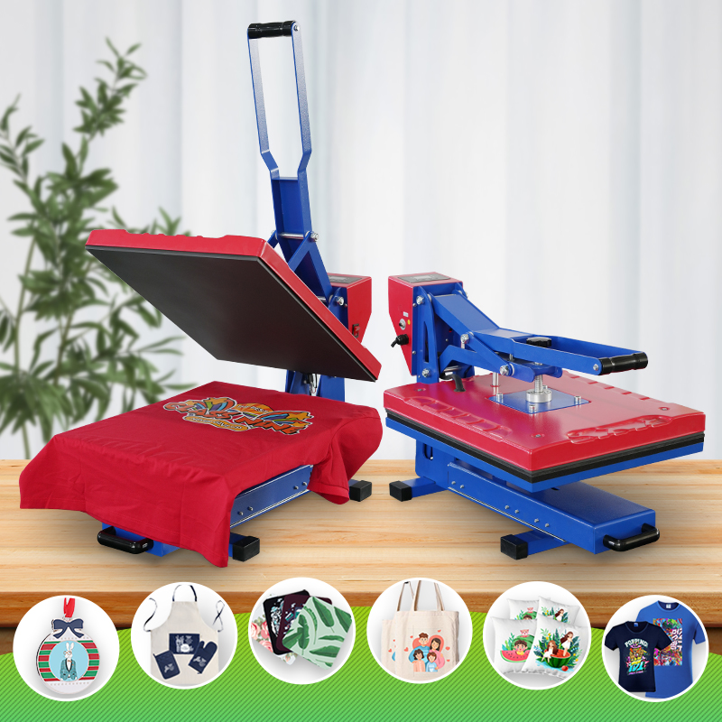 Retailer Manual Grade Heatpress Machine 40*50cm Dtf Transfers Flatbed ...