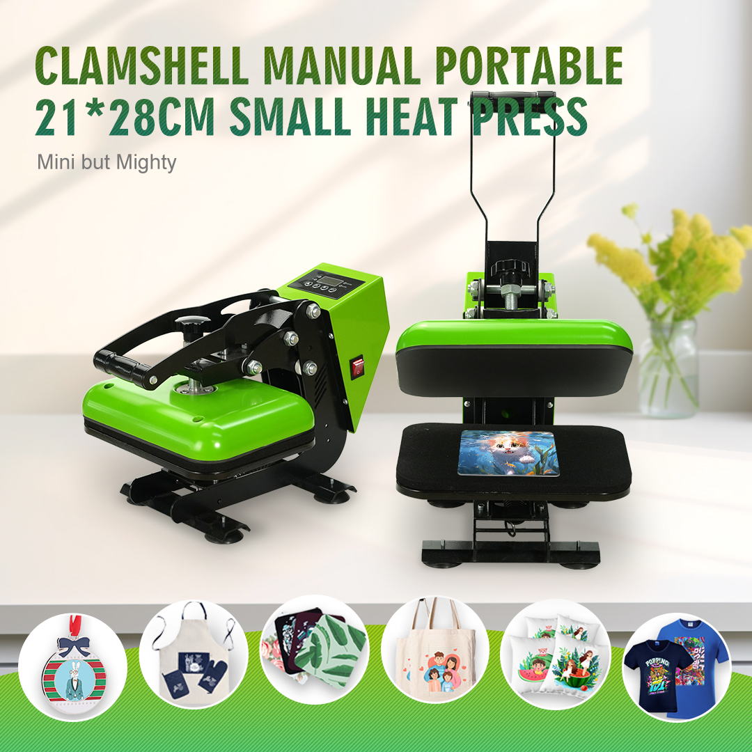 A4 Size Heat Press T-shirt Printing Machine Sublimation Heat Transfer ...