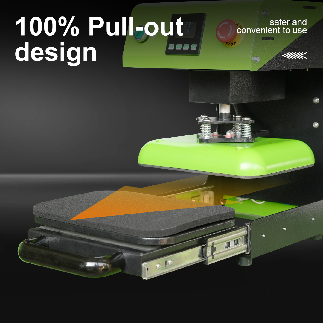 Electric Fully Auto Small Heat Press 21x28cm A4 Sublimation Transfer ...